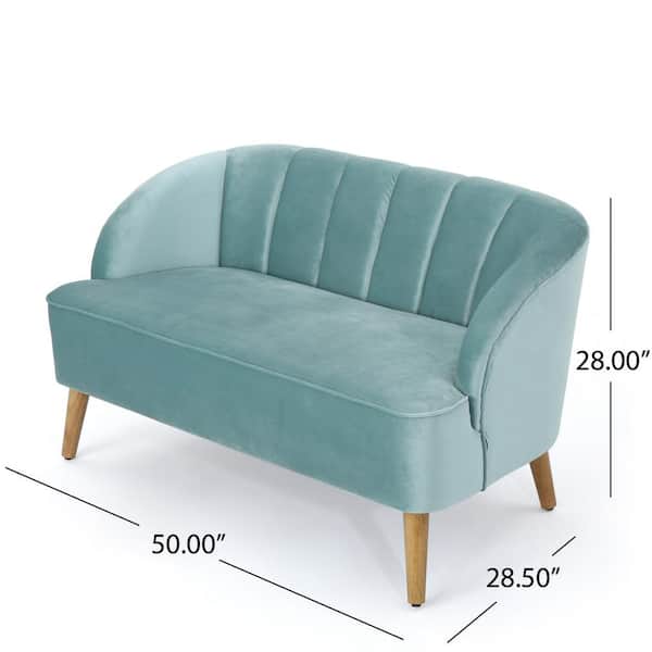 Amaia modern new velvet settee store