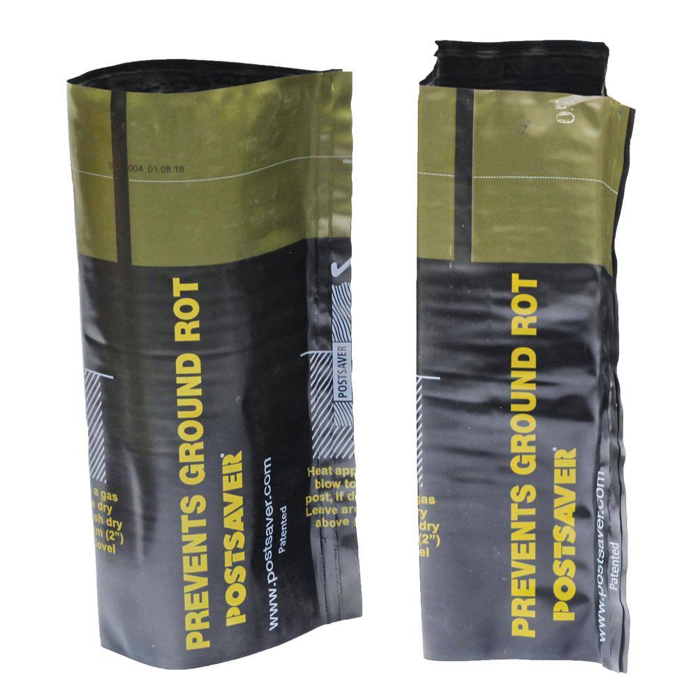 Post Saver 3.5 in. x 3.5 in. (4x4) or 4.7 in. Dia Rot Protection Sleeve ...
