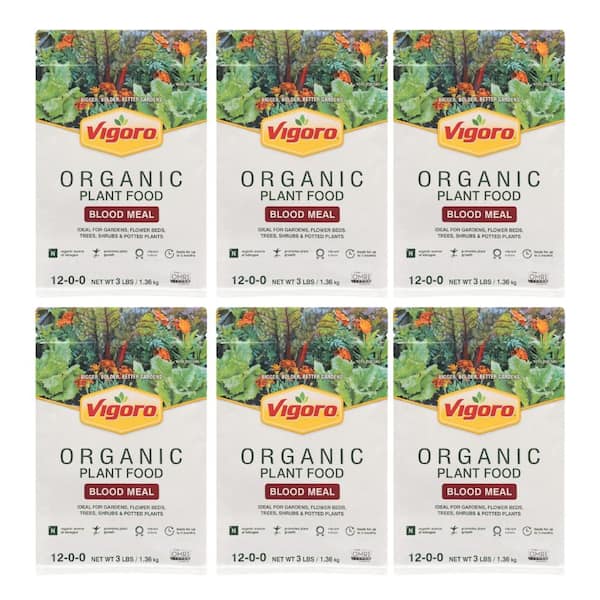 Vigoro 3 lb. Organic Blood Meal Plant Food 12-0-0 (6-Pack) P0006CS ...