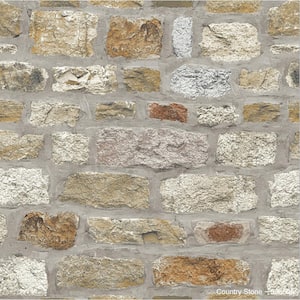 Stone Look - Wallpaper Rolls - Wallpaper - The Home Depot