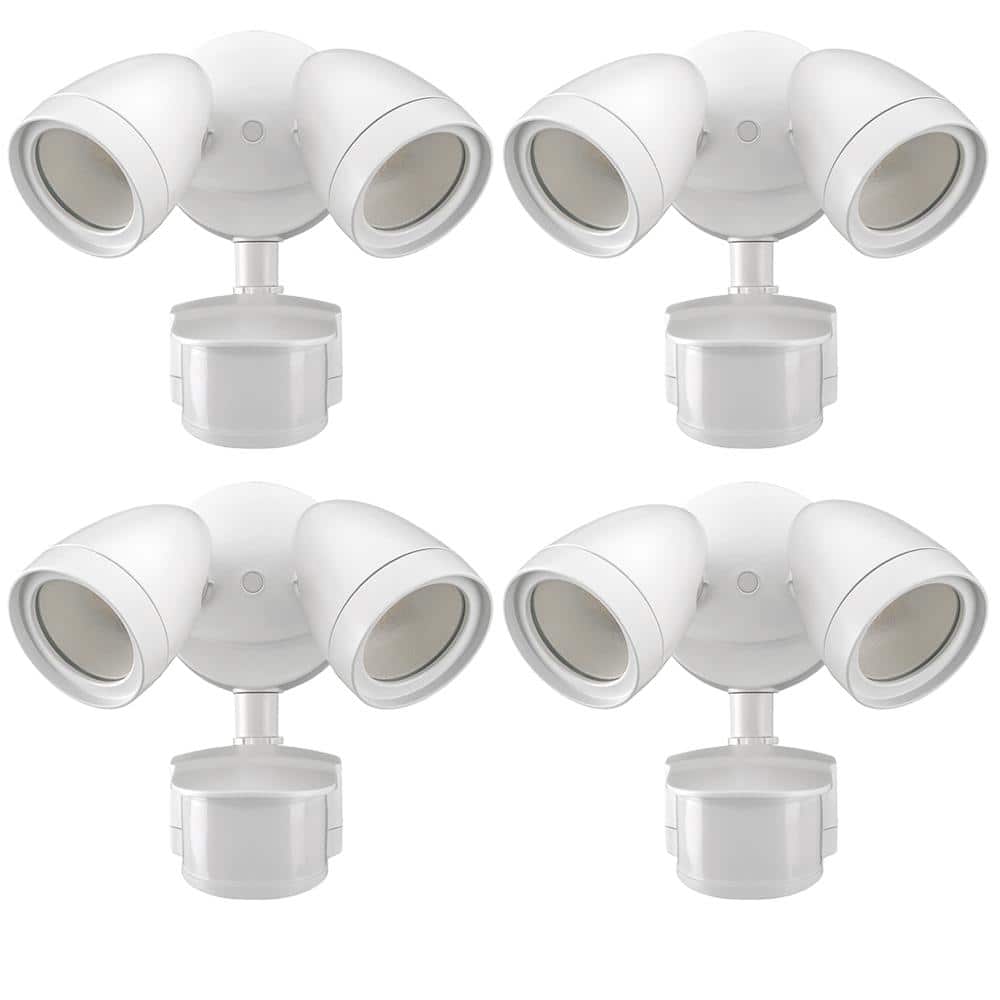 Reviews for ETi 2-Head White Motion Activated Outdoor Integrated LED ...