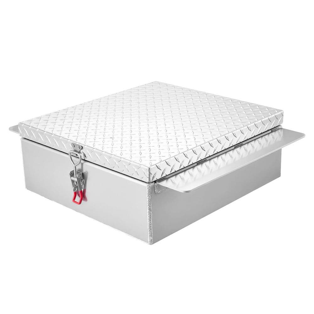 SKYSHALO Chest Truck Tool Box in Aluminum Alloy Diamond-Plate 30.31 in ...
