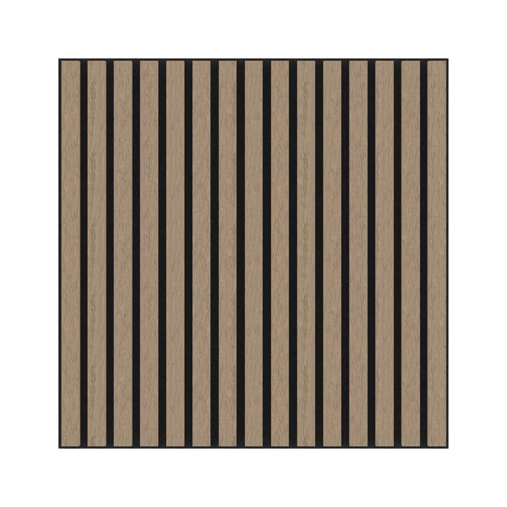 Dundee Deco Falkirk Irvine 4/5 in. x 2 ft. x 2 ft. Brown MDF Decorative ...