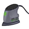GENESIS Corner Palm Sander with Palm Grip, Vacuum Port, Hook-and-Loop ...