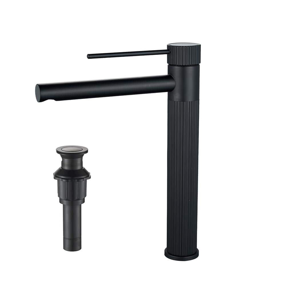 androme Single Hole Single Handle High-Arc Bathroom Faucet with Pop Up ...