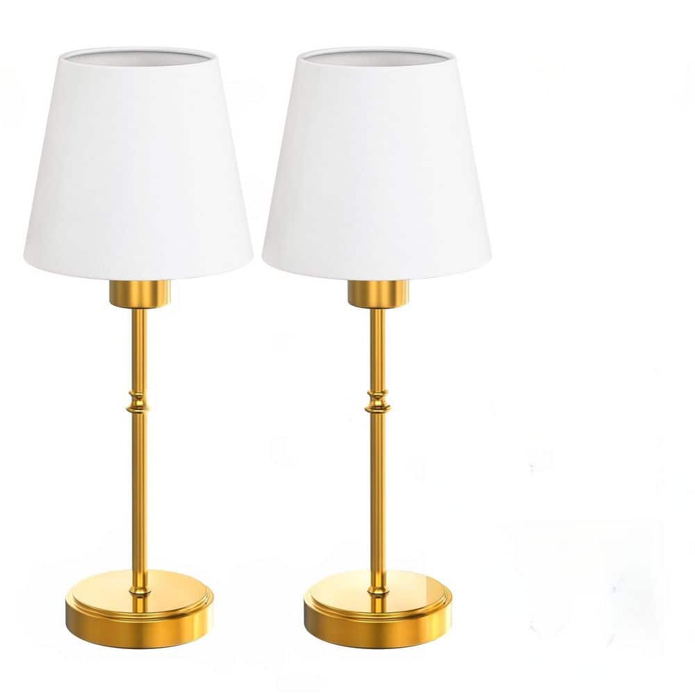 Emeritpro 16.1 in. Brass Industrial Task and Reading Desk Lamp with USB ...