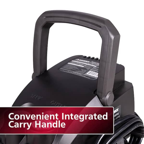 Husky 3 Gal. 120 PSI Portable Electric Oil-Free Light Duty Pancake Air ...