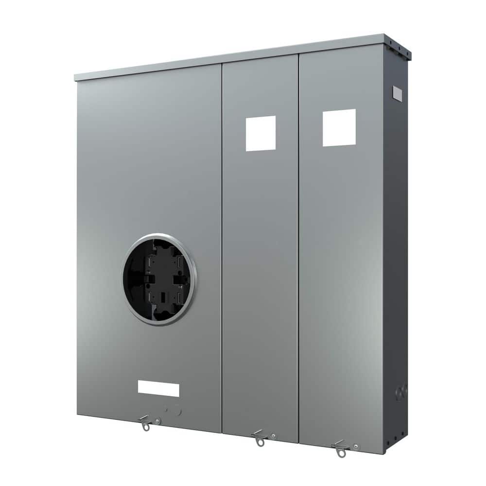 Siemens 400 Amp 4-Space 2-Circuit Overhead/Underground Fed Ringless ...