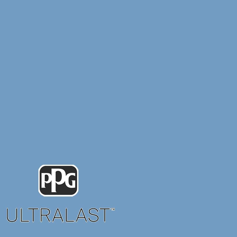 PPG UltraLast 5 gal. #PPG1161-4 Blue Promise Eggshell Interior Paint ...