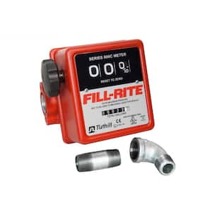 FILL-RITE 3/4 in. 5-20 GPM 3 Digit Mechanical Fuel Transfer Meter 807C
