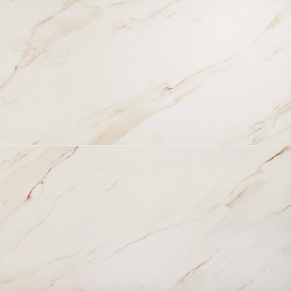 Ivy Hill Tile Essential Marble Borghini 24 in. x 48 in. Porcelain Floor ...