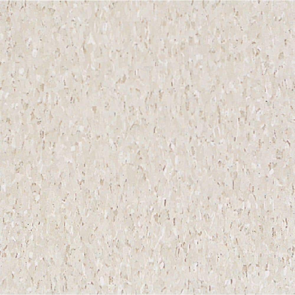 Armstrong Imperial Texture VCT 12 in. x 12 in. Pearl White Standard ...