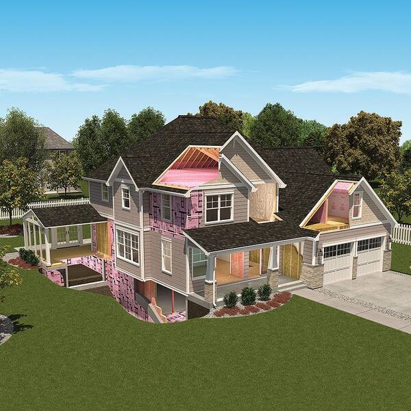 Owens Corning FOAMULAR NGX F-400 2 in. x 48 in. x 8 ft. Square Edge R ...