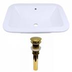 KOHLER Kathryn Vitreous China Undermount Bathroom Sink in White with Overflow Drain K-2330-0 ...