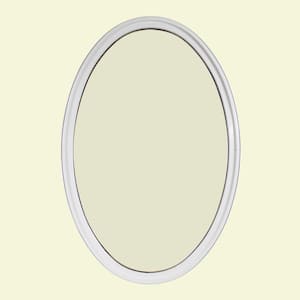 FrontLine 24 in. x 24 in. Octagon White 6-9/16 in. Jamb Geometric ...