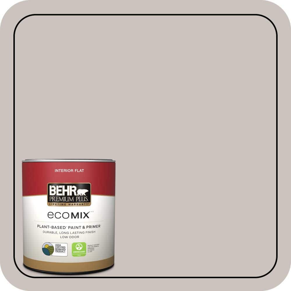 BEHR PREMIUM PLUS 1 qt. #790A-3 Road Runner Flat EcoMix Plant-Based ...