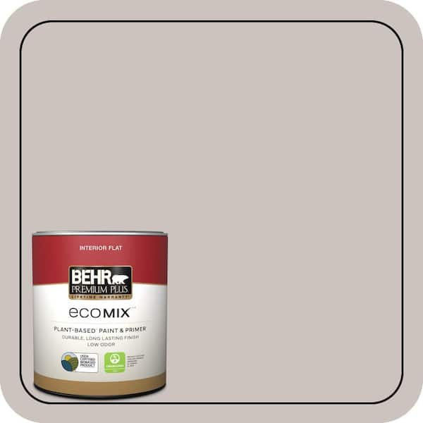 BEHR PREMIUM PLUS 1 qt. #790A-3 Road Runner Flat EcoMix Plant-Based ...