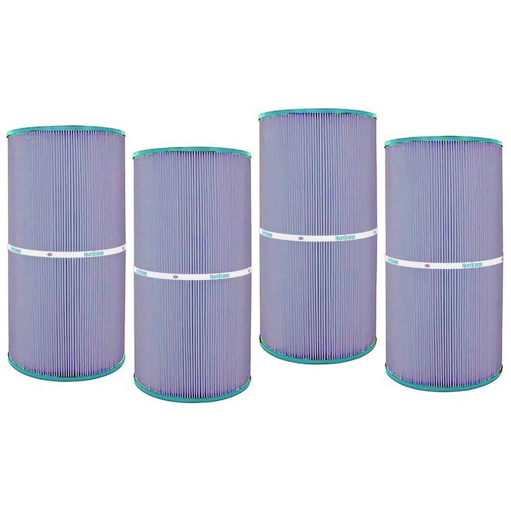 Hurricane 4 Pack HF7469-04P Platinum Purple Pool Filter Cartridge ...