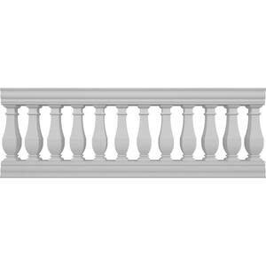 Ekena Millwork Fiberthane Bradford Balustrade 36 in. L x 40 in. H ...