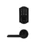Defiant Castle Matte Black Touchpad Single Cylinder Deadbolt with ...