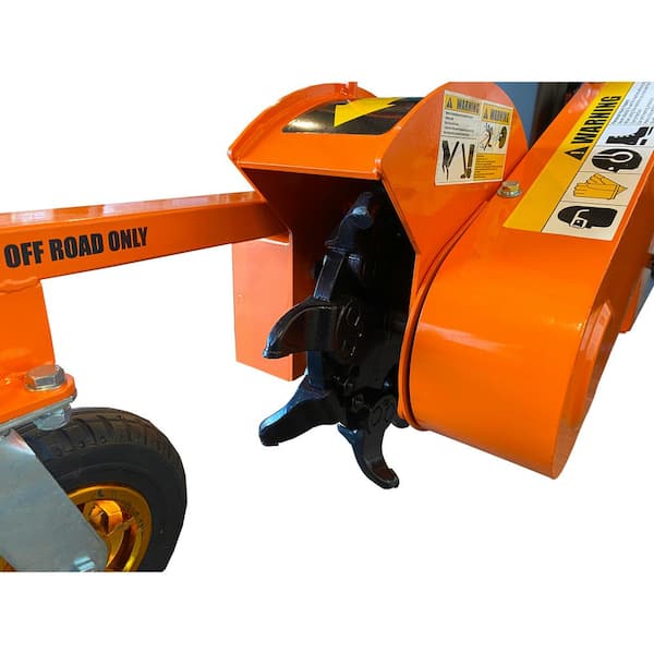 Power King 11 in. 14 HP Kohler Gas Powered Stump Grinder, Self ...