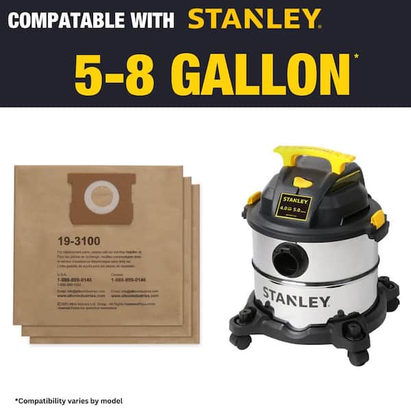 Stanley Shop Vac Bags