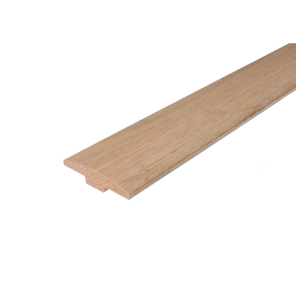 ROPPE Coastal 0.28 in. Thick x 2 in. Wide x 78 in. Length Wood T-Mold ...