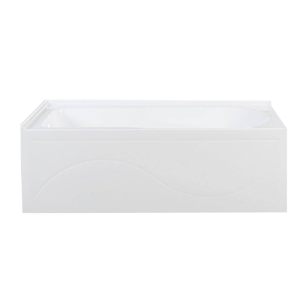 Swiss Madison Ivy 54 x 30 Left Drain Soaking Alcove Corner Apron ...