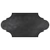 Merola Tile Alhama Provenzal Black 6-1/4 in. x 12-3/4 in. Porcelain ...