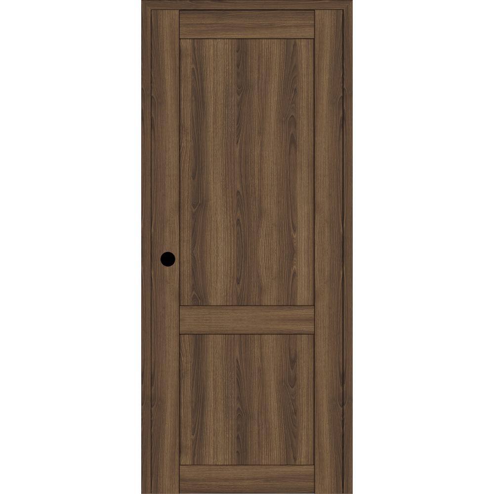 Belldinni 2 Panel Shaker 30 in. x 96 in. Right Hand Active Pecan ...