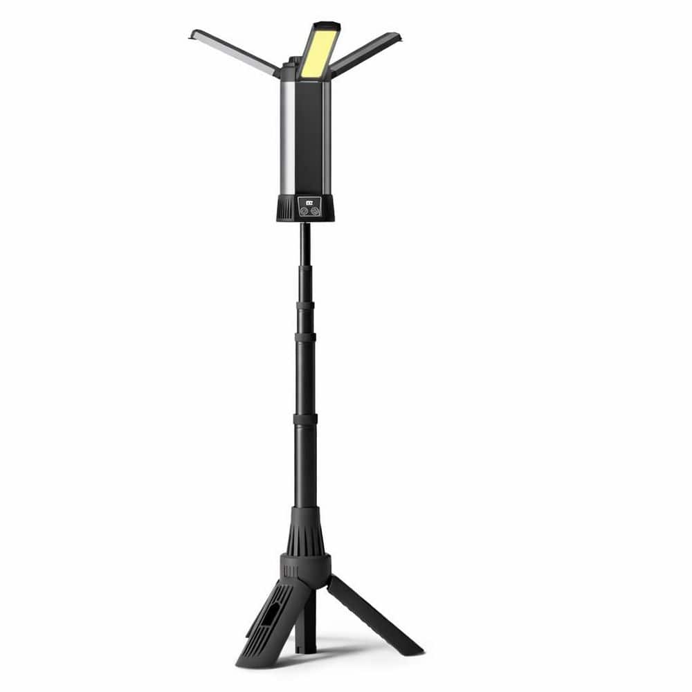 BeamBox 20-Volt 2000 Lumen LED Tripod Work Light Adjustable Dimmable ...