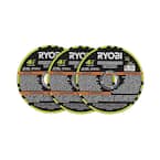 RYOBI 4-1/2 in. Masonry Cutting Wheel (3-Piece) A01304 - The Home Depot