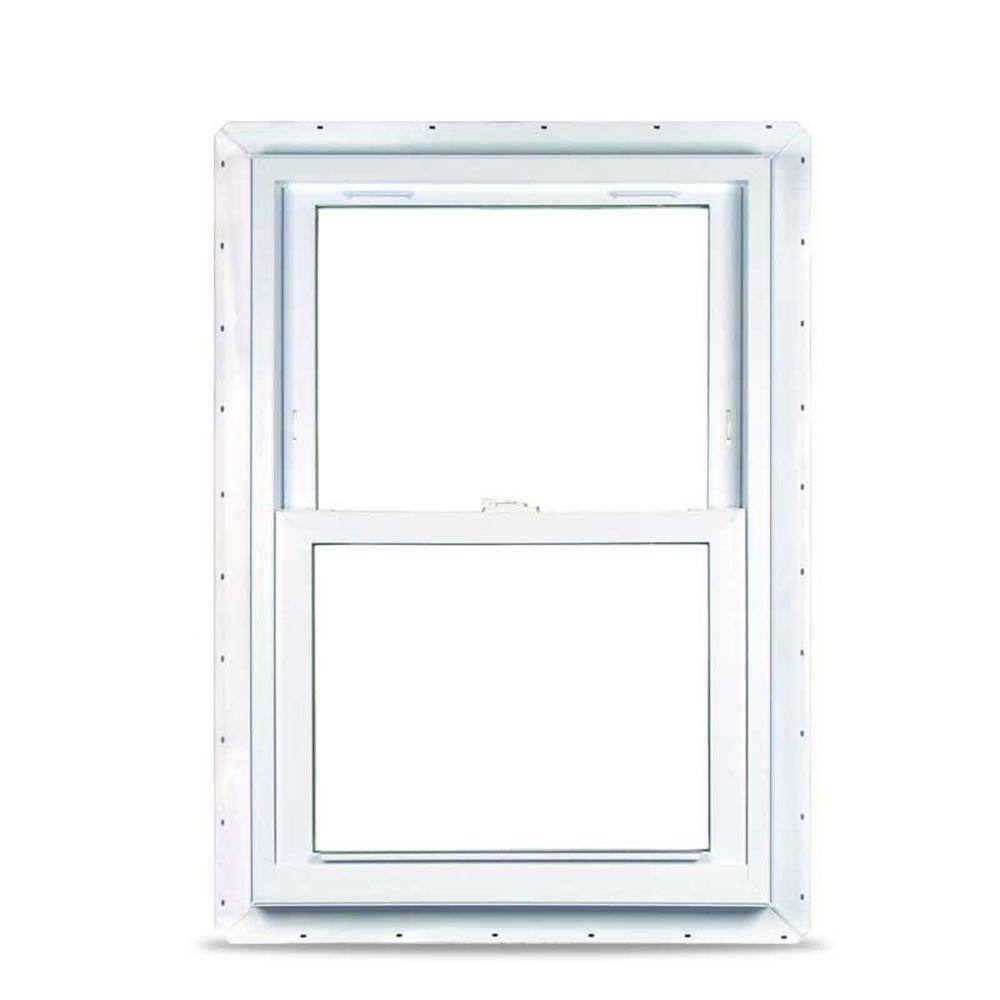 Buy 25.75 in. x 40.75 in. 70 Series Low-E Argon Glass Double Hung White ...