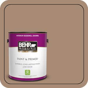 BEHR ULTRA 1 qt. #N240-5 Rodeo Tan Satin Enamel Exterior Paint & Primer ...