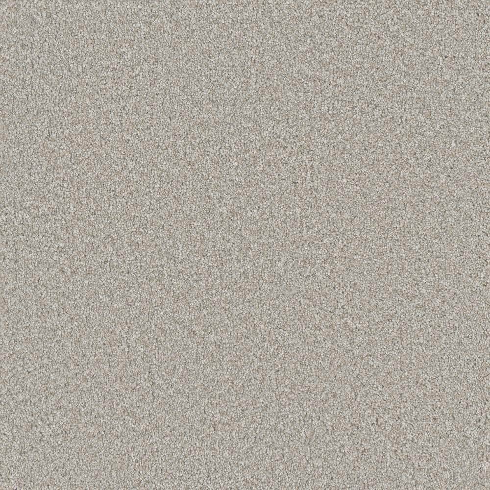 Lifeproof Hazelton I - Famed - White 40 oz. Polyester Texture Carpet ...