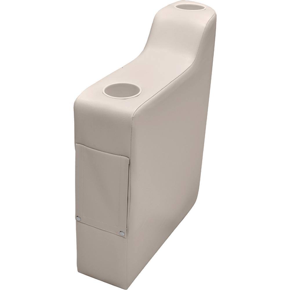 Premier Pontoon Armrest, Left Contour, Platinum 3009-990 - The Home Depot