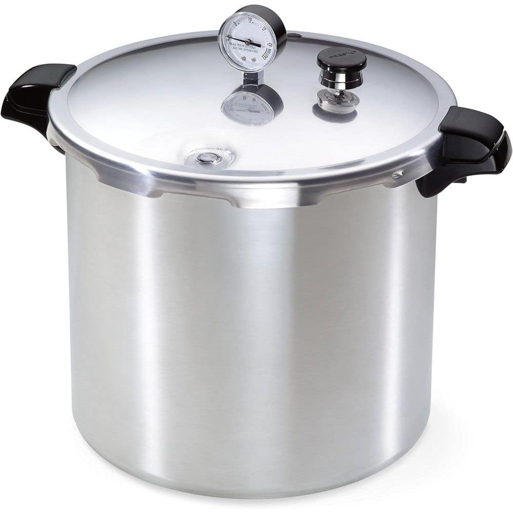 Presto 23 qt. Aluminum Pressure Canner and Cooker, Silver Cookware 1781 ...