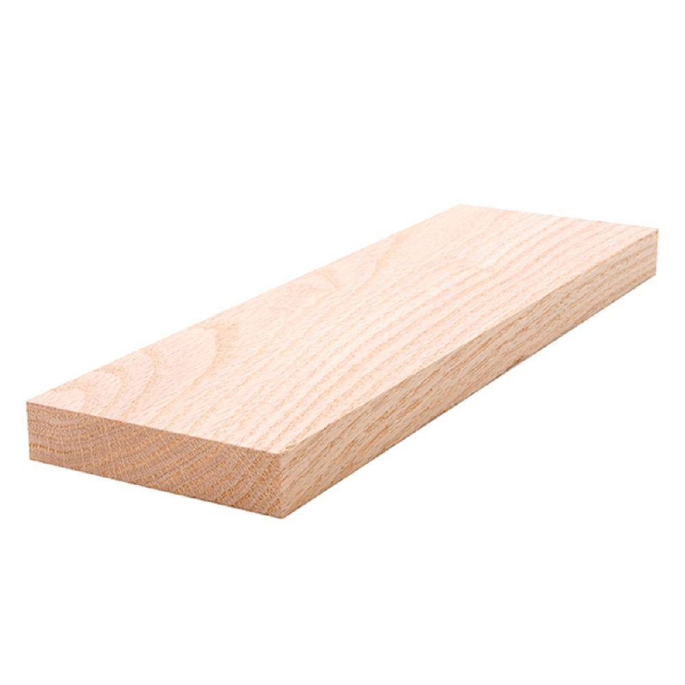 1/2 in. x 3 in. x 4 ft. Oak Hobby Board 24652 - The Home Depot