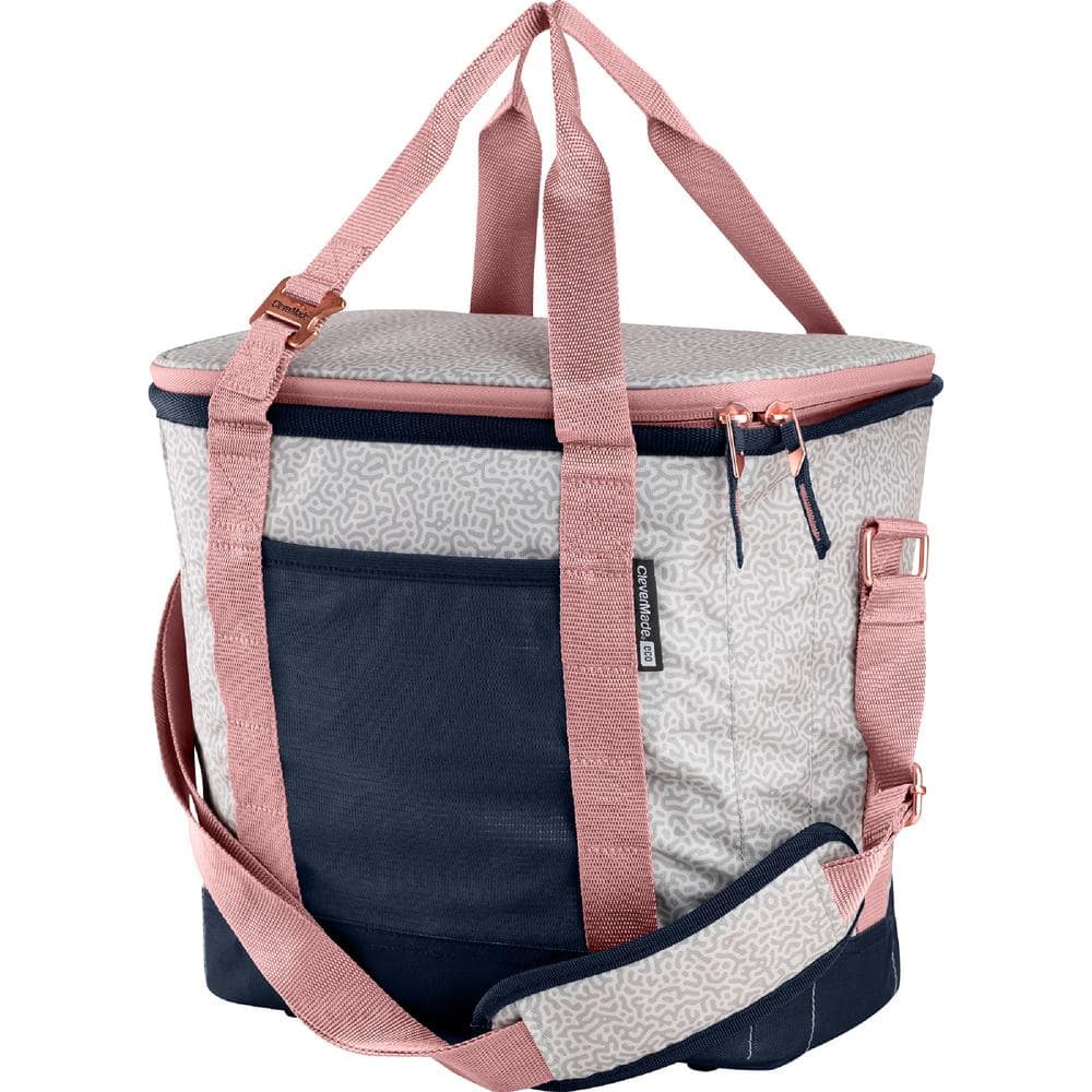CleverMade 17 Qt. 24 Can Collapsible Cooler - Rose Gold TAH24-7534-7606 ...