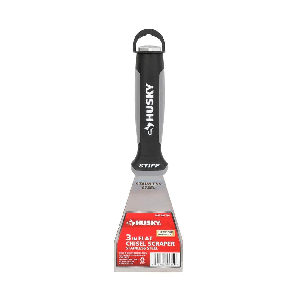 Husky HUSKY SS FLAT EXTENDABLE SCRAPER 3 IN 91419 - The Home Depot