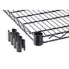TRINITY 48 in. W x 18 in. D Individual Black Steel Wire Shelf PBK-03 ...
