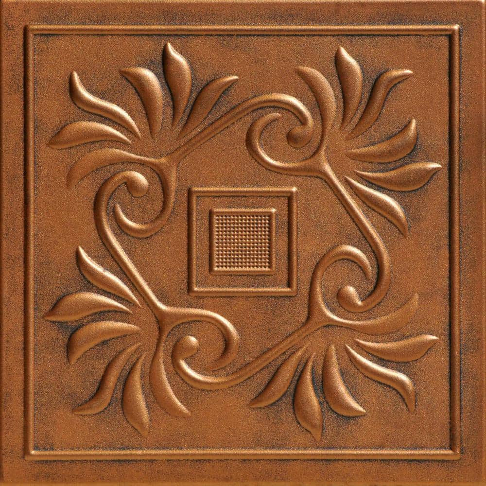 Reviews for A La Maison Ceilings Cockatoos Antique Bronze 1.6 ft. x 1.6 ...