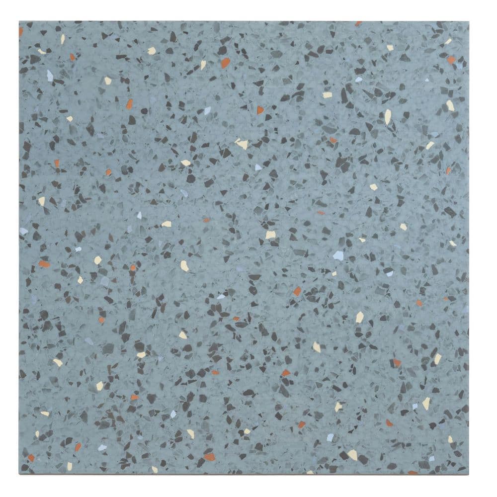Apollo Tile Terra Mia 24 in. x 24 in. Matte Slate Blue Porcelain Large ...