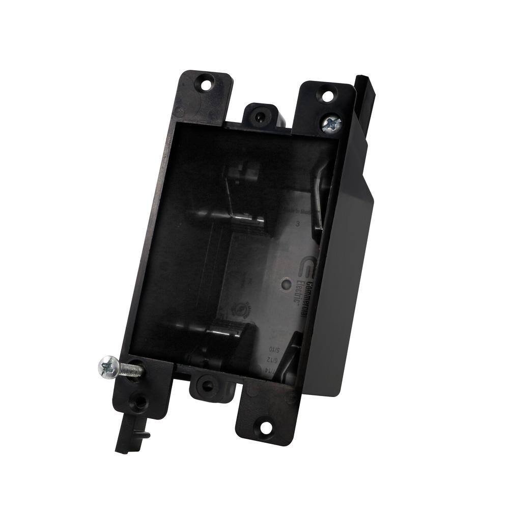 Commercial Electric 1-Gang 14 cu. in. PVC Old Work Electrical Switch ...