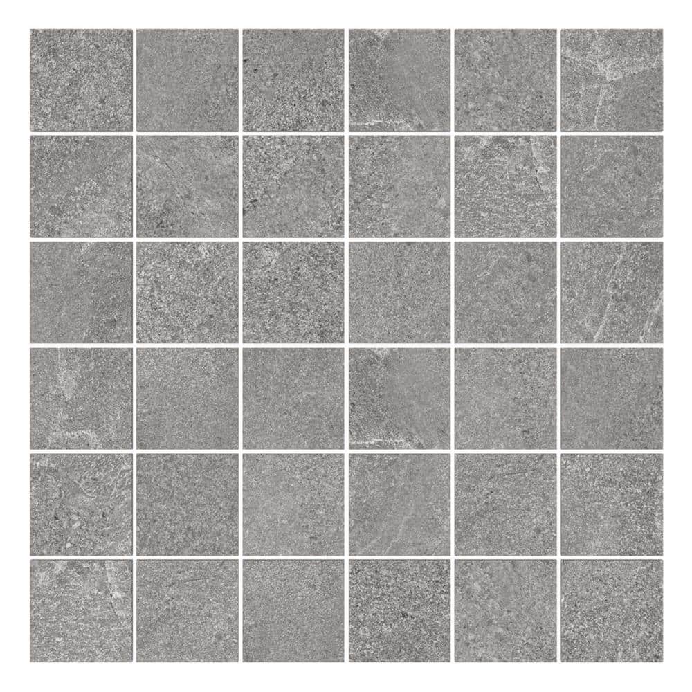 Ivy Hill Tile Monolith Slate Gray 3.93 in. x 0.35 in. Matte Porcelain ...