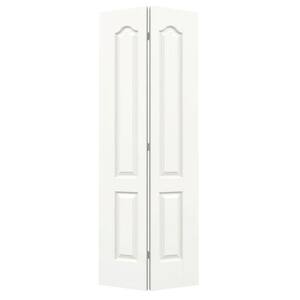 Home Fashion Technologies 36 in. x 80 in. Louver/Panel White PVC ...