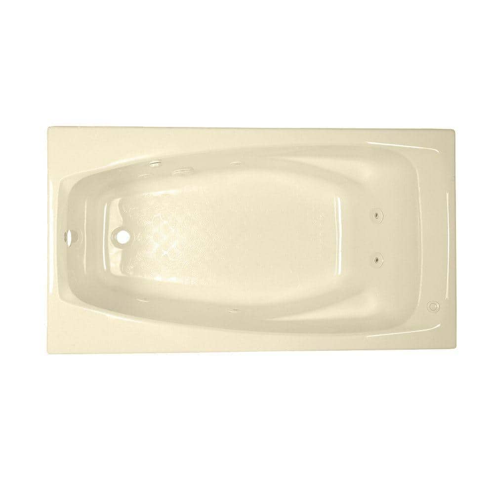 American Standard Renaissance 5 ft. Whirlpool Tub with Right-Hand Drain ...