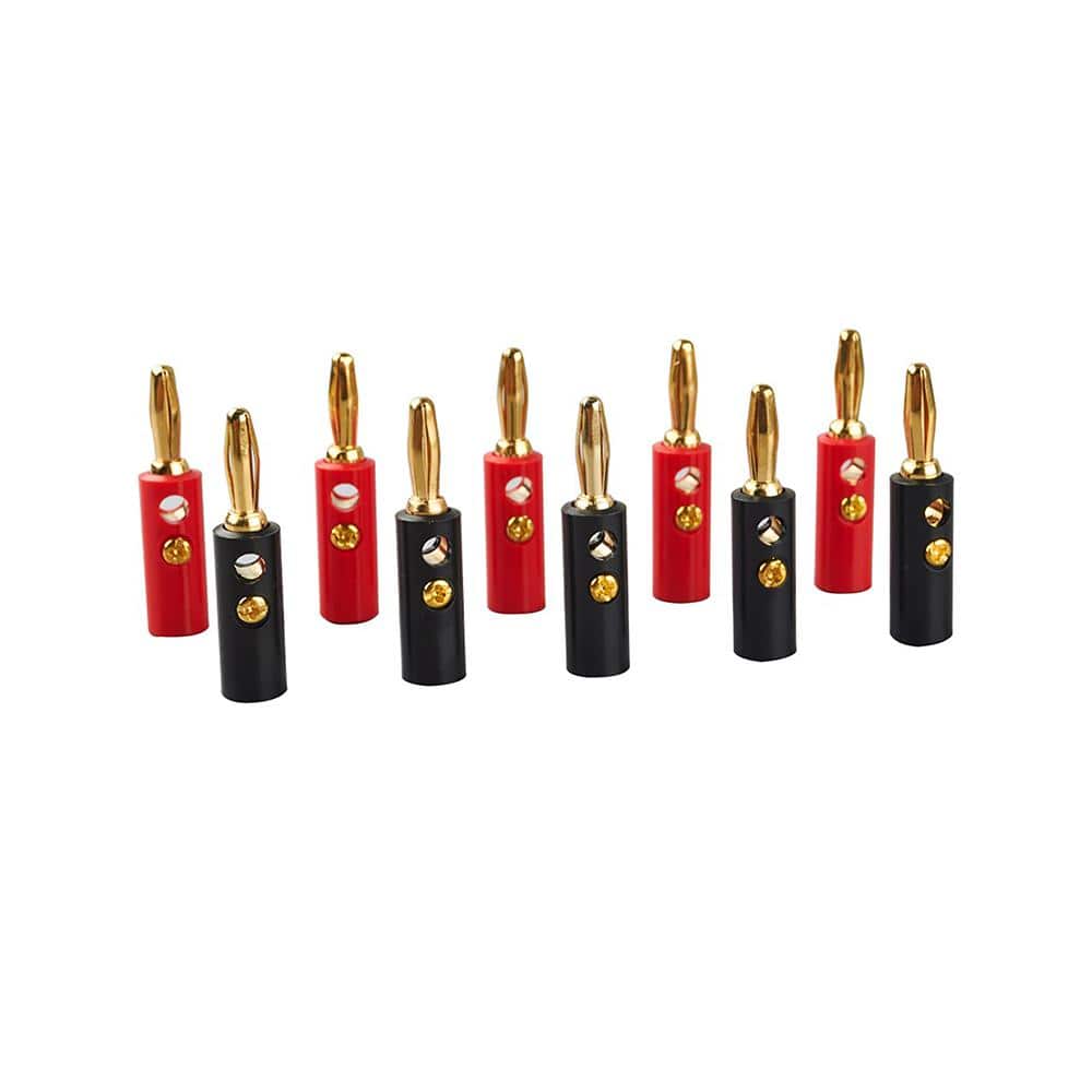 Commercial Electric Speaker Banana Plugs (10-Pack) FS-SBPM-0001 - The ...