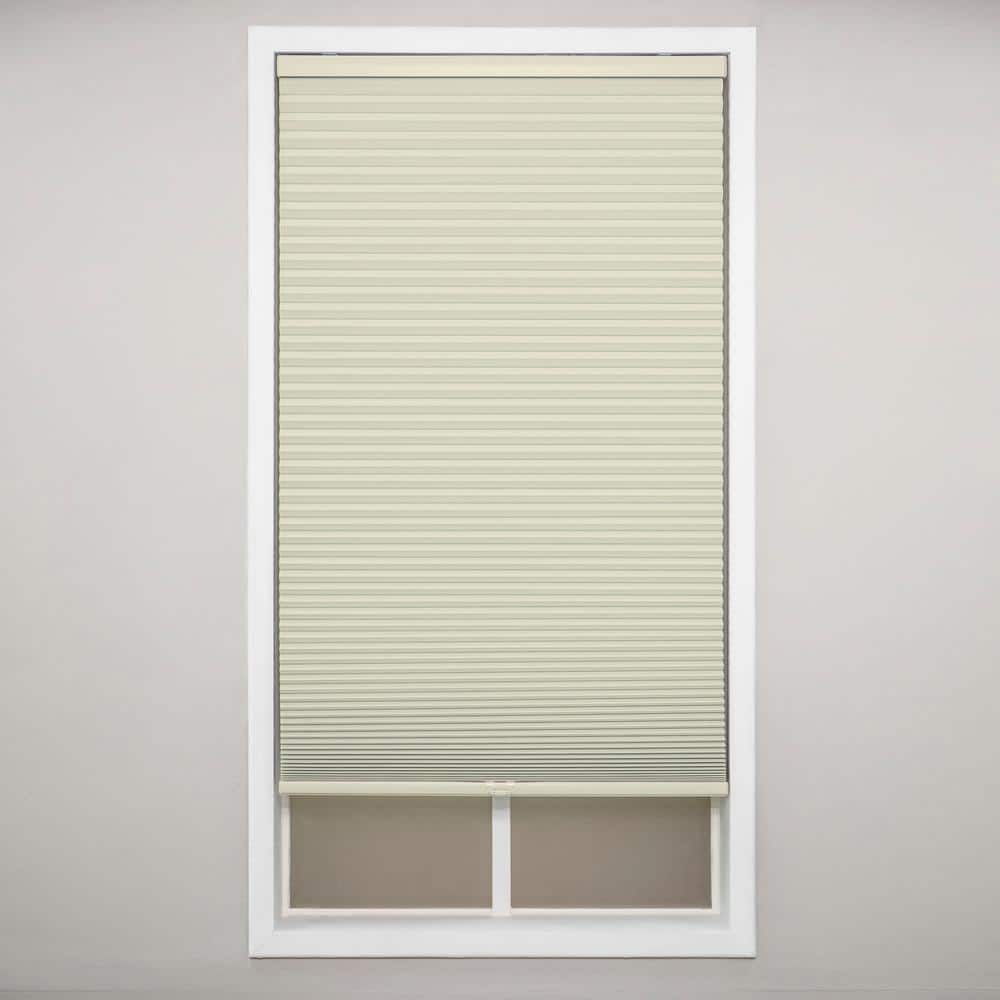 Perfect Lift Window Treatment Tan Cordless Blackout Polyester Cellular ...