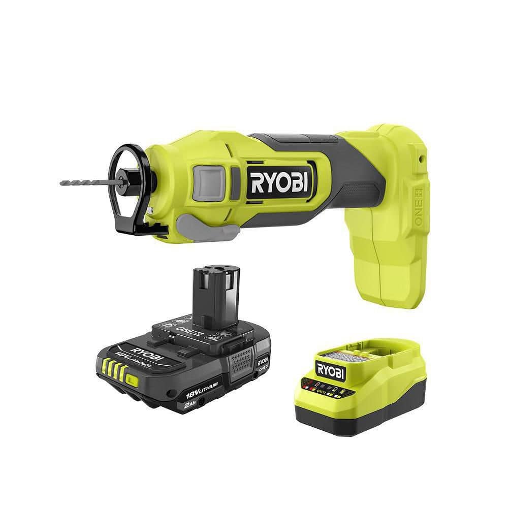 RYOBI ONE+ 18V Cordless Cut-Out Tool with 2.0 Ah Battery and Charger ...